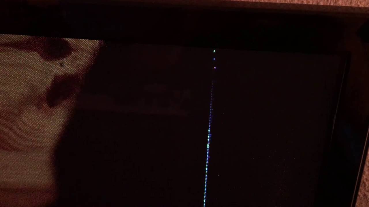 Plasma TV panel defect - YouTube