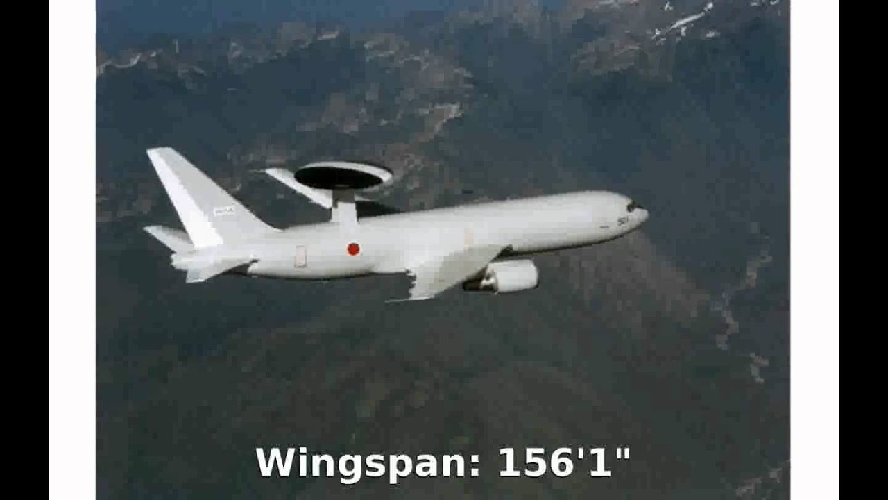 Boeing 767 AWACS Military Jet Specs Features - YouTube