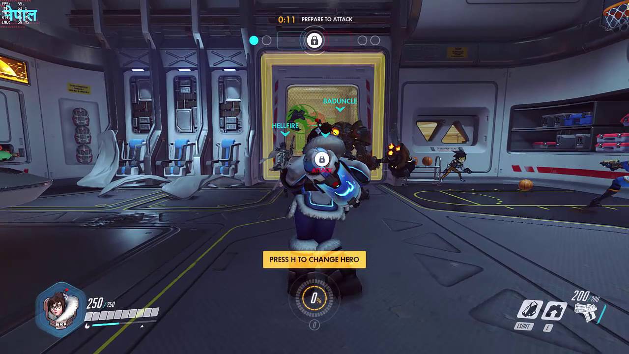 Overwatch MEL Gameplay - YouTube