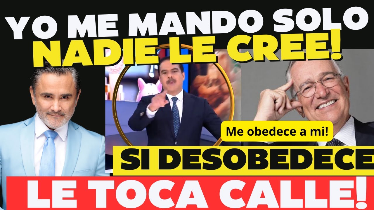Yo me MANDO solo! Javier Alatorre. Salinas Pliego lo contradice - YouTube