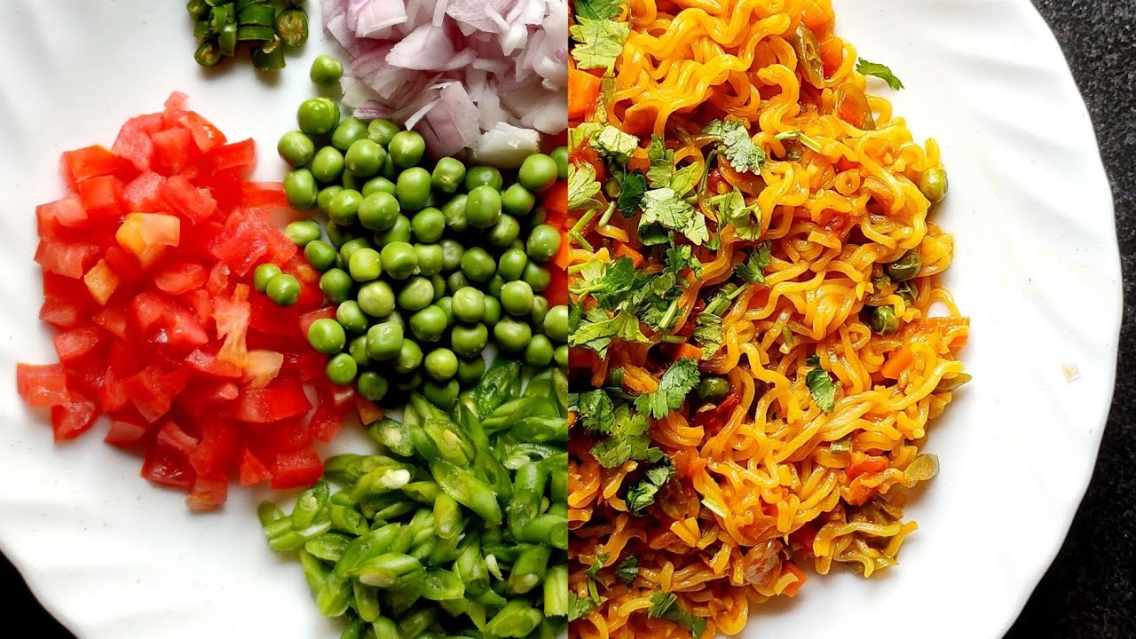Veggie Maggie | New Recipe | Tasty Yummy | Maggie masala - YouTube