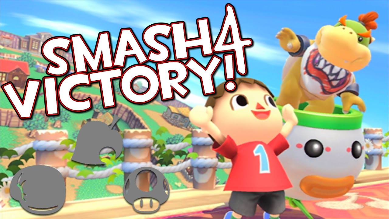 Smash 4 Victory!: Villager/Bowser Jr/Little Mac! (Super Smash Bros. Wii ...