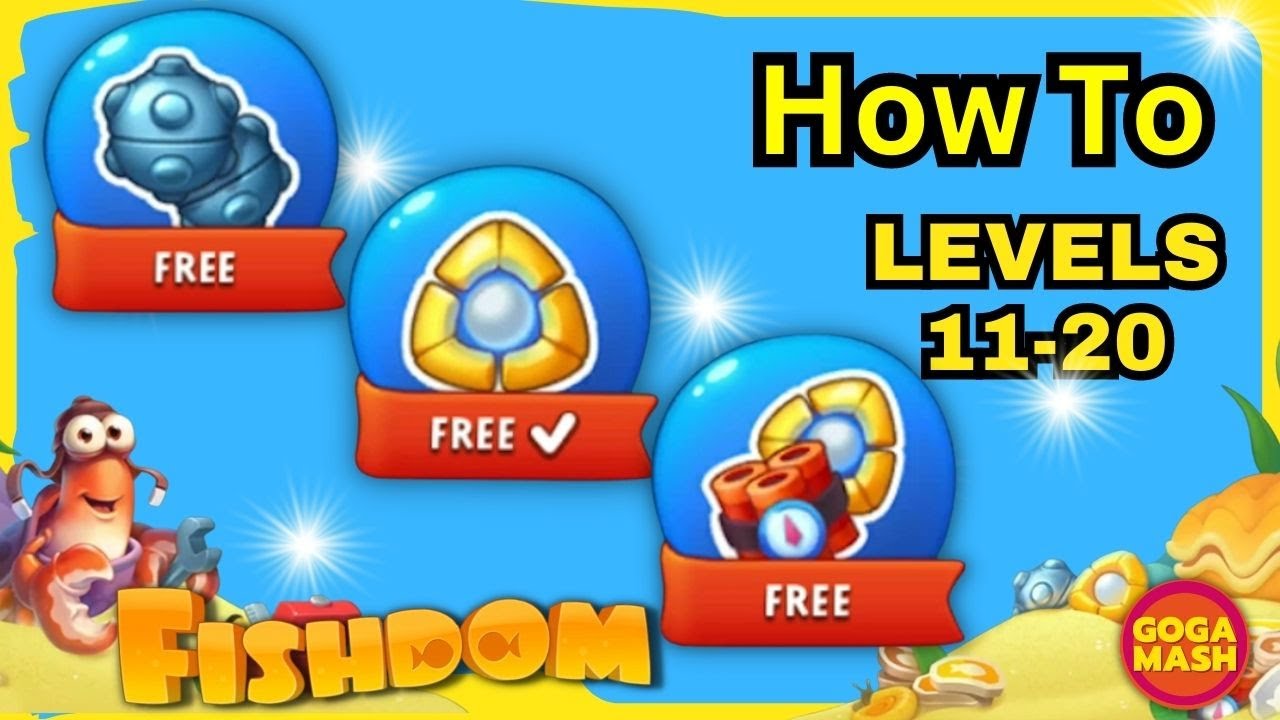 Fishdom How To Play Level 11 - 20 Step by Steps | Boosters | Lightening ...