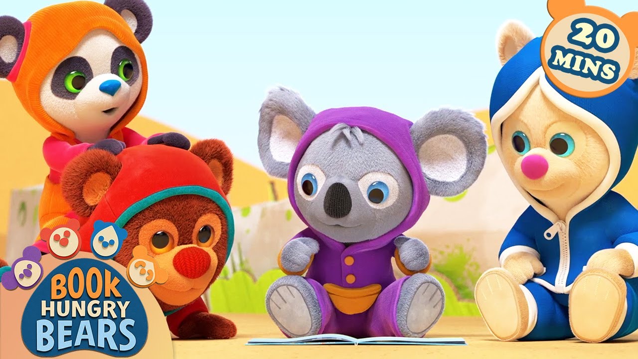 Read & Play Along with Book Hungry Bears | Fun Learning Videos for Kids ...