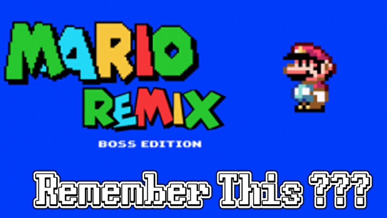 Do You Remember This Epic Flash Game? Mario Remix Boss Edition! - YouTube