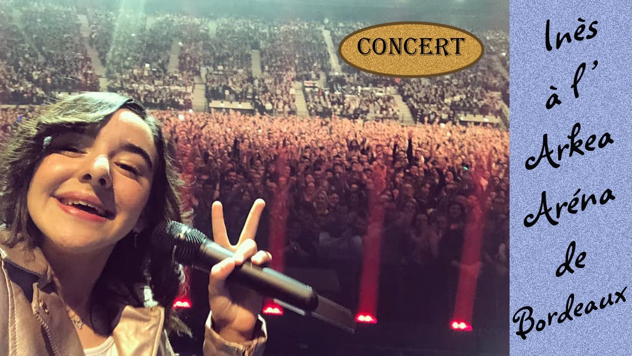 Inès chante pour la première partie du concert de Soprano à Bordeaux ...