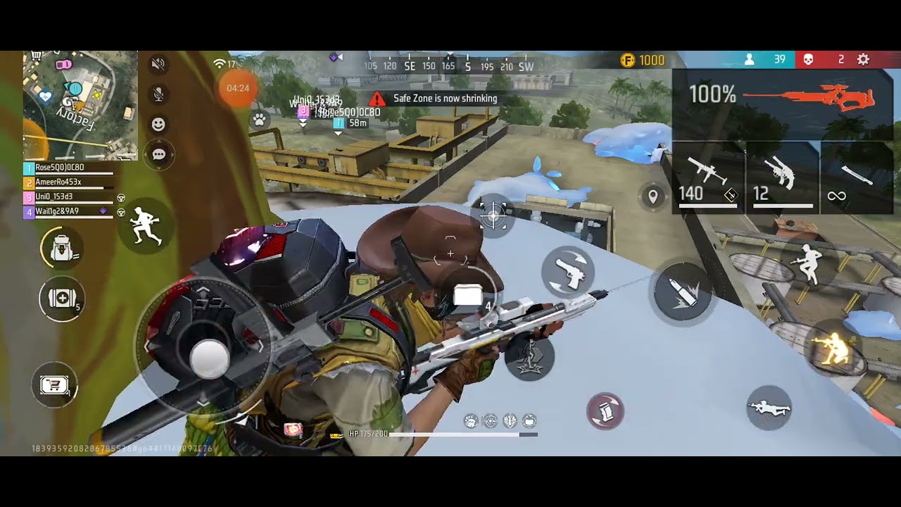 free fire (BR) gameplay moja paisi please subscribe 💯💯💯💯 - YouTube