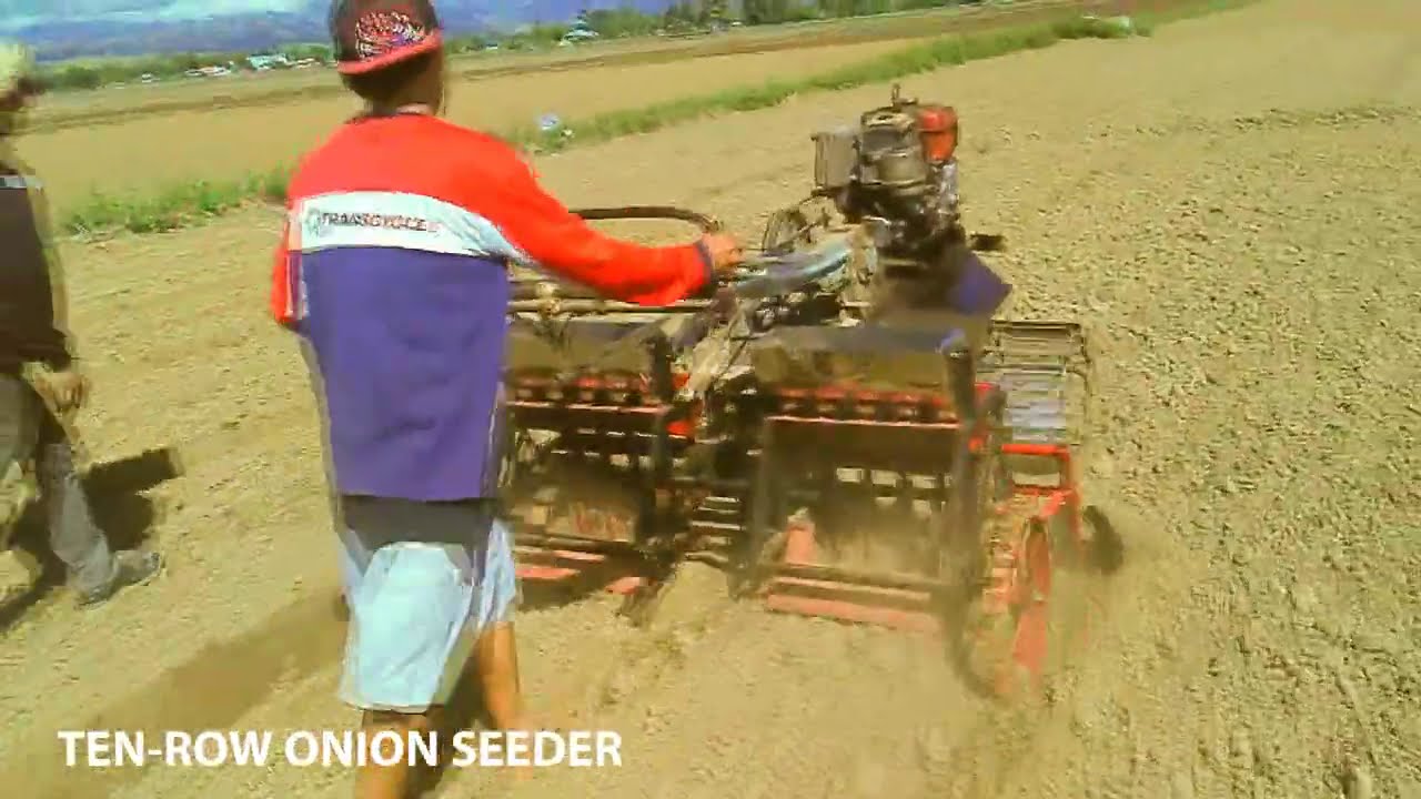 10-Row Onion Seeder - YouTube