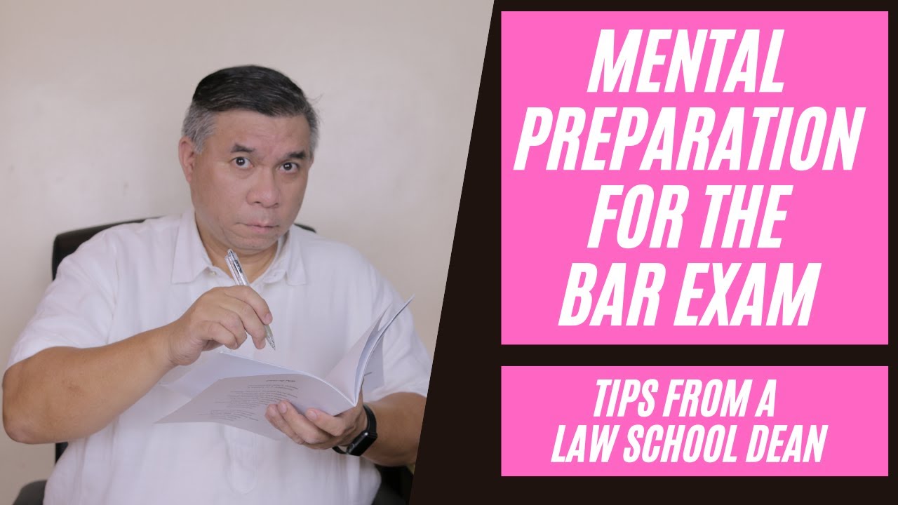 How to mentally prepare for the bar exam - YouTube