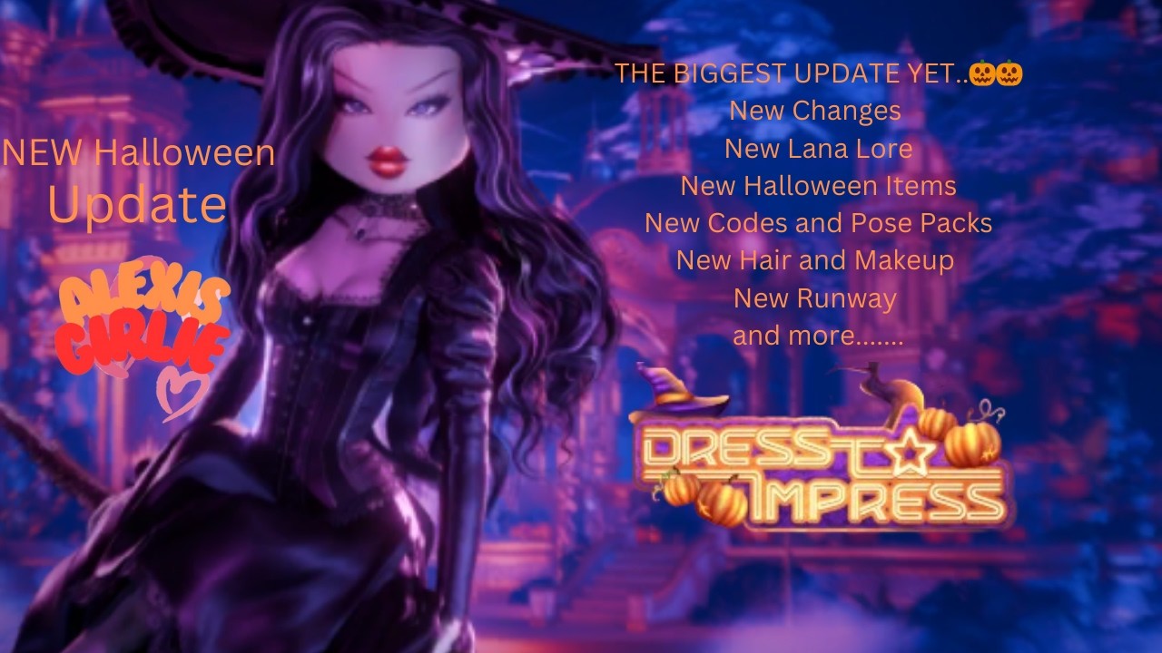 Dress To Impress New Halloween Update| THE BIGGEST DTI UPDATE YET..🎃🎃 ...