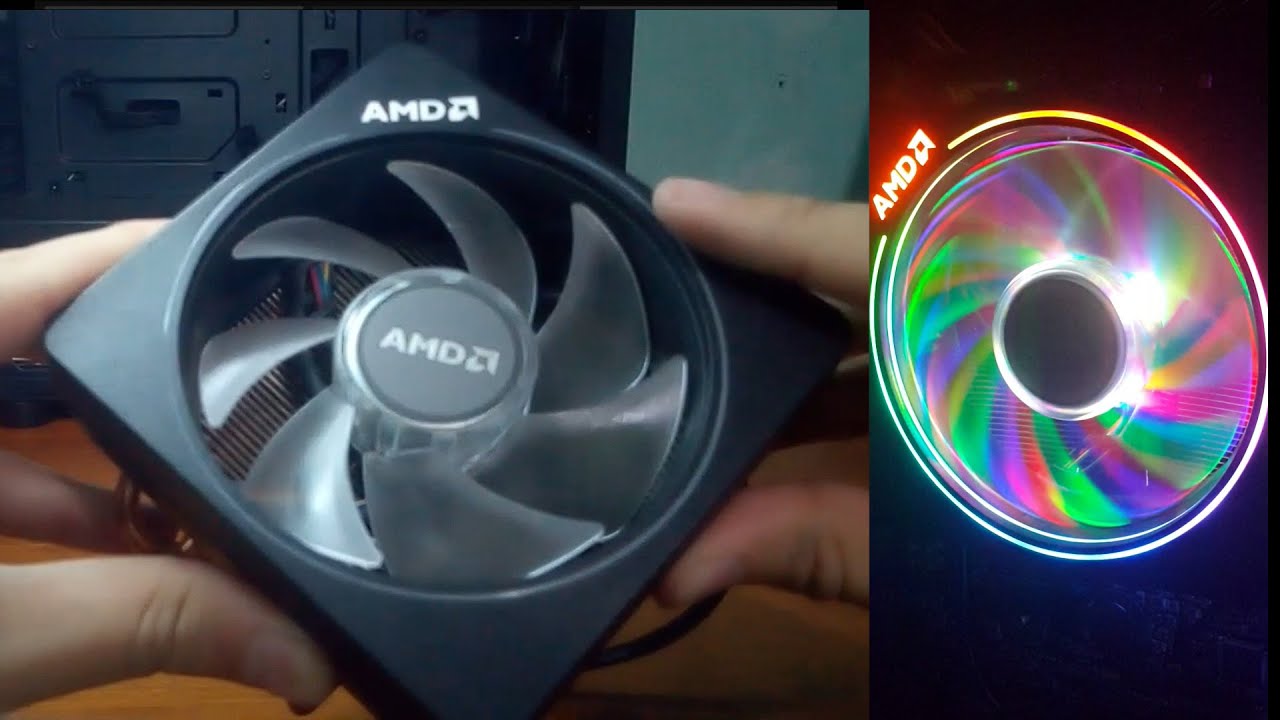 Review tản nhiệt stock AMD Wraith Prism - YouTube