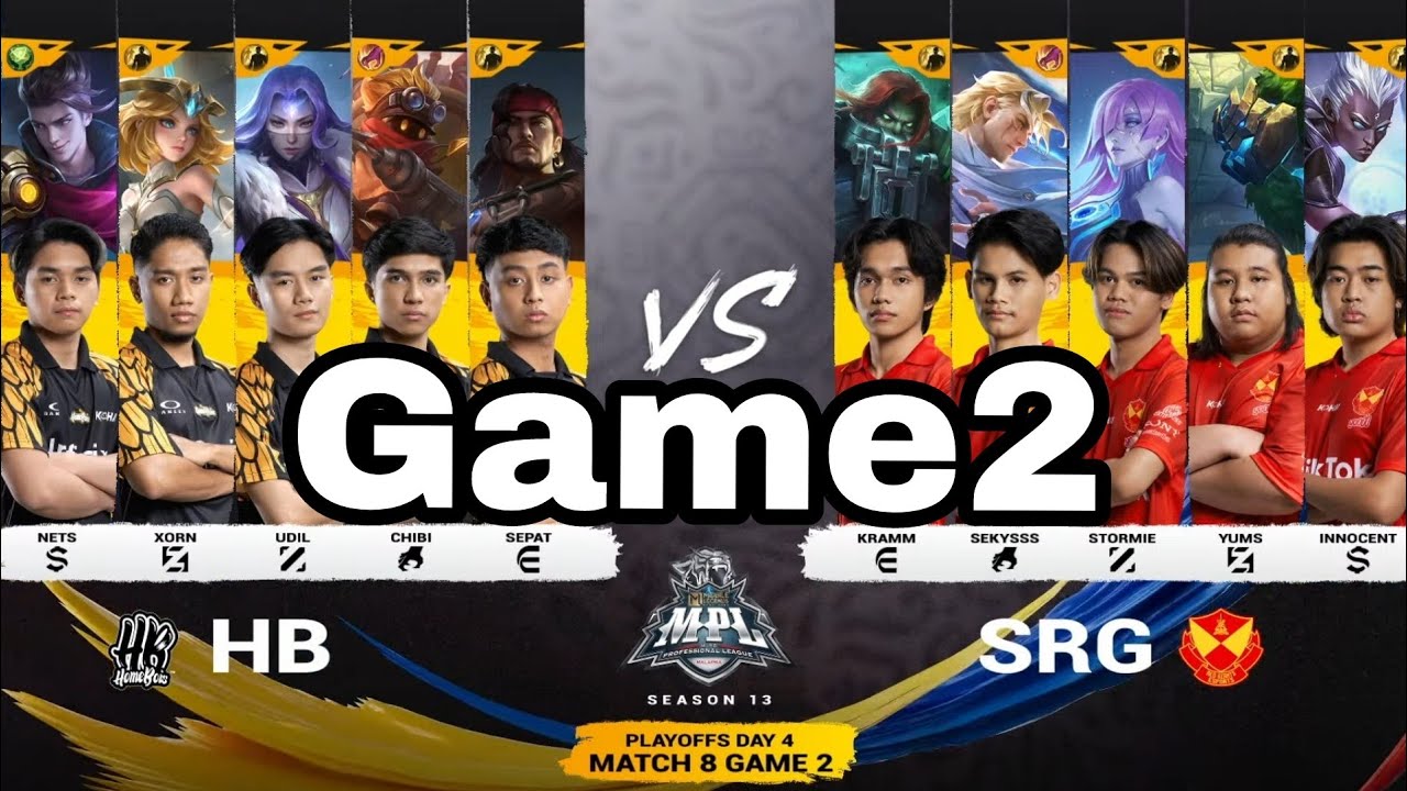 Game2: SRG Vs HB/MPL Malaysia Grand Final/MLBB - YouTube