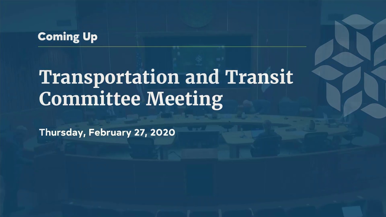Raleigh Transportation and Transit Committee Meeting - February 27 ...