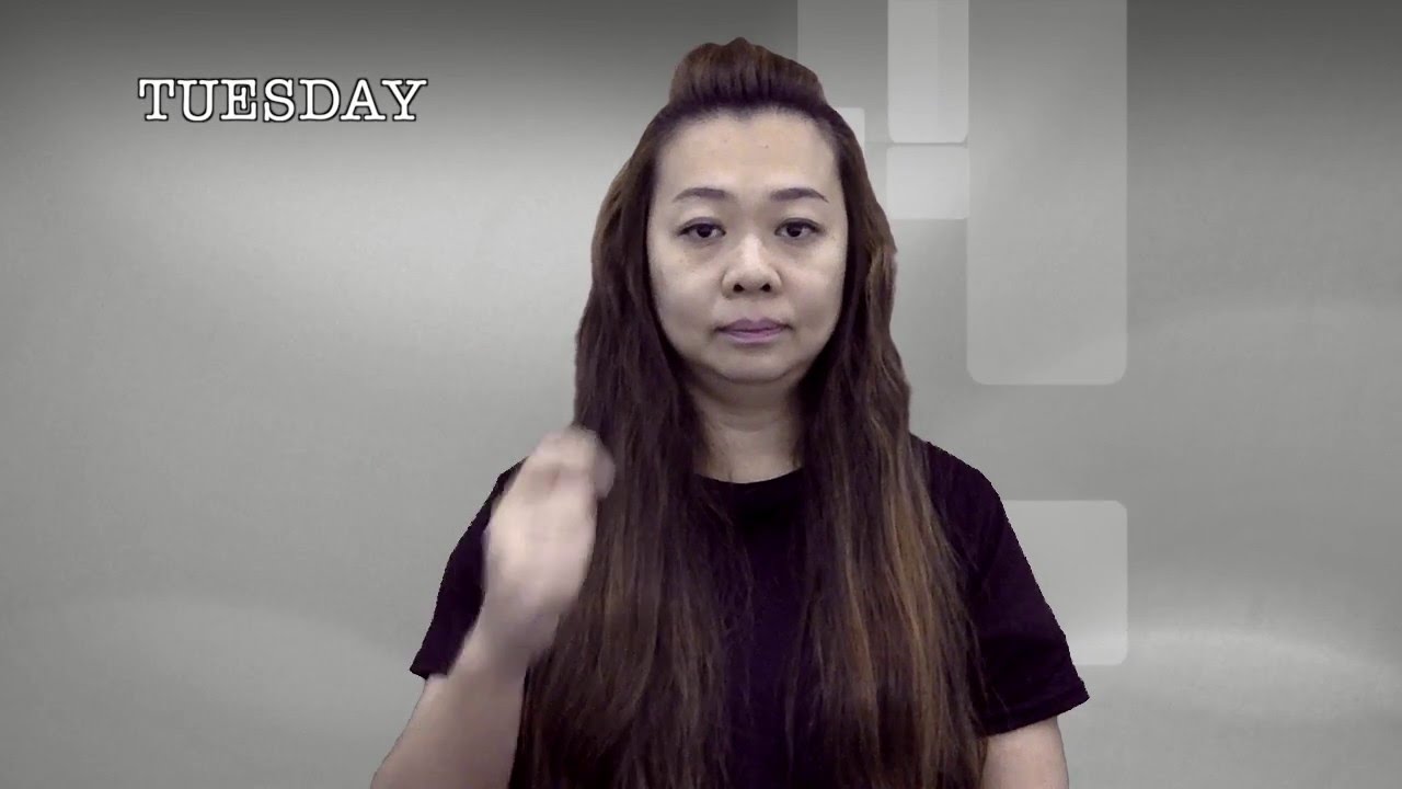 SgSL 101: DAYS OF THE WEEK - YouTube