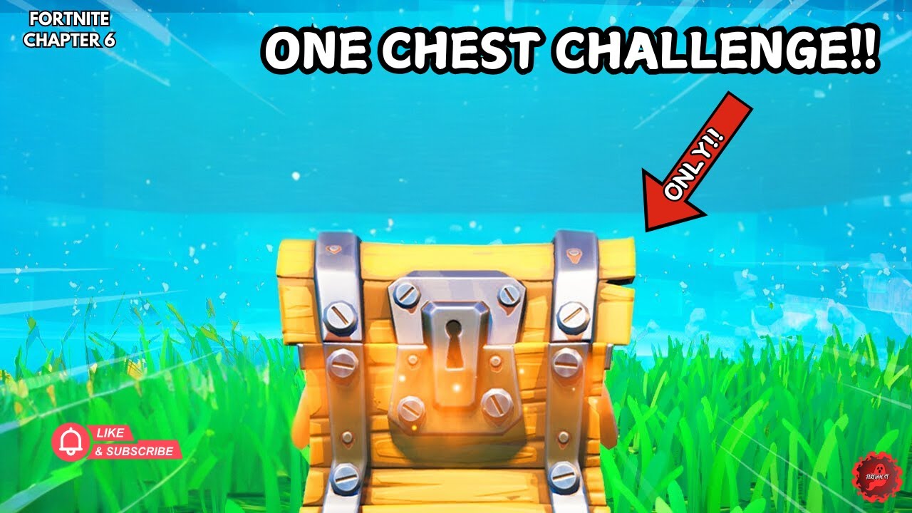ONE CHEST CHALLENGE IN FORTNITE BATTLE ROYALE! - YouTube