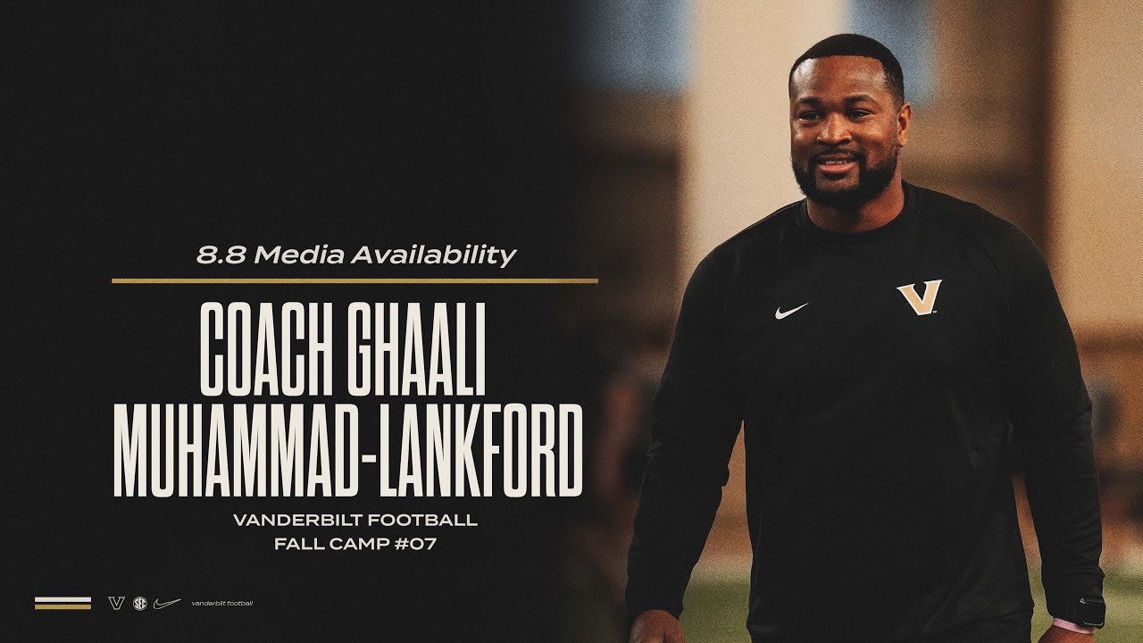 August 8, 2024 | Ghaali Muhammad-Lankford Media Availability - YouTube