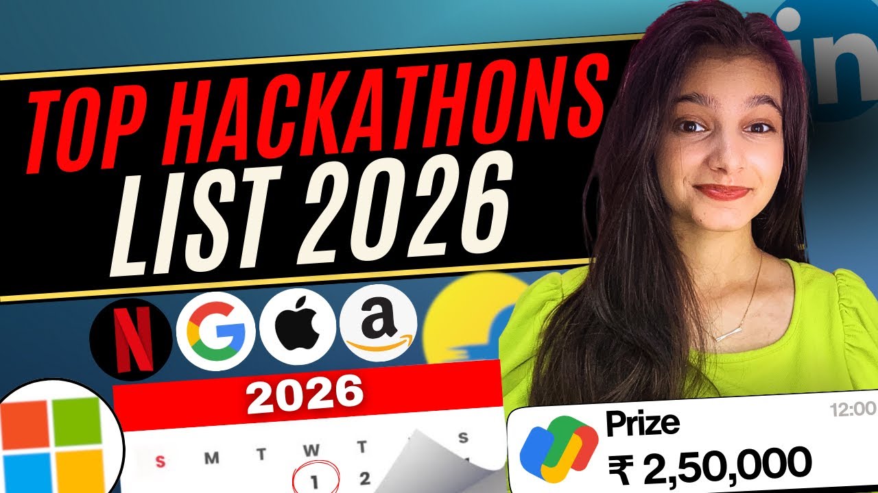 Hackathon Calendar 2026 | List Of Top Hackathons You Must Not Miss ...
