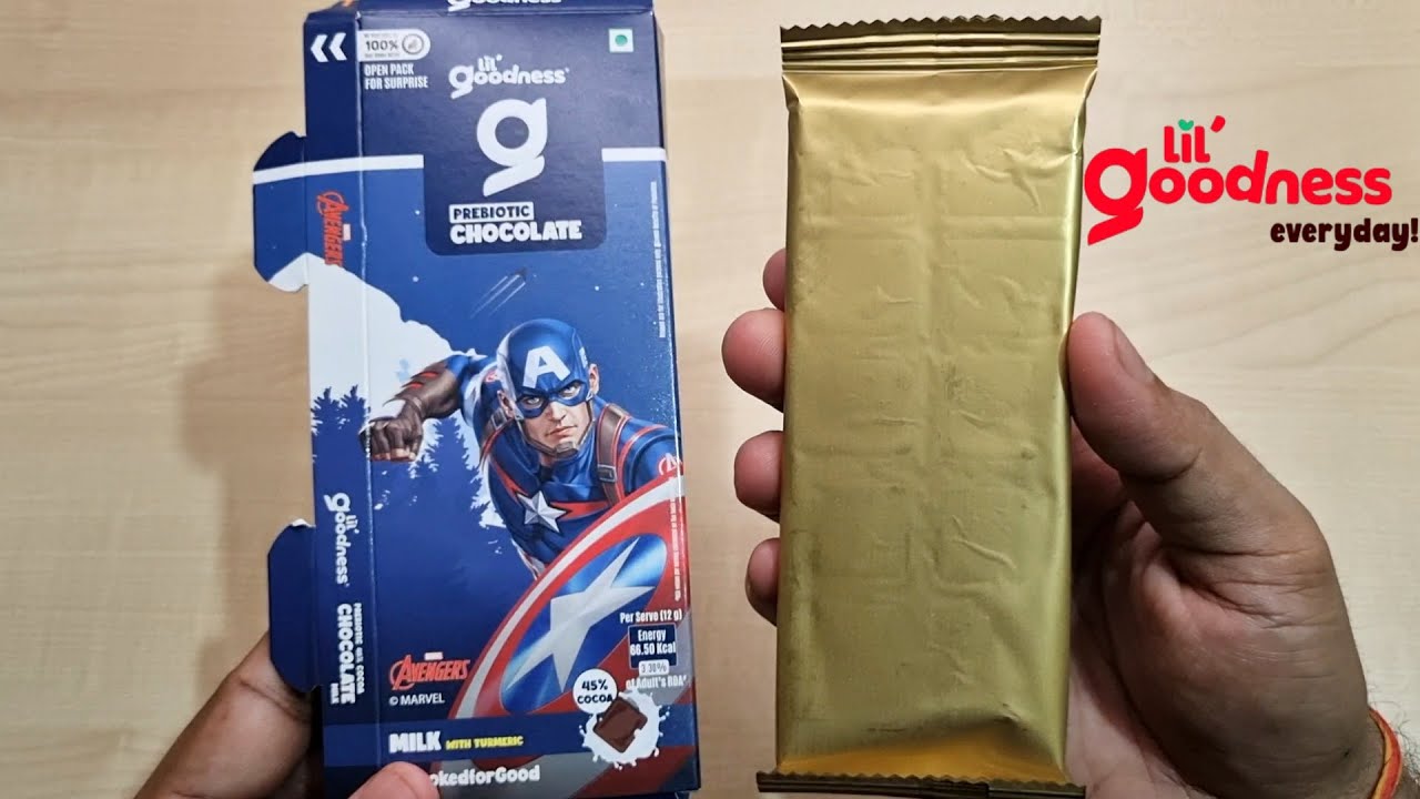 Lil' Goodness Prebiotic Turmeric Milk Chocolate Bar🍫 | Ingredients ...