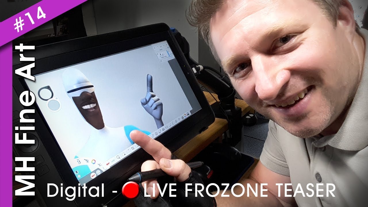 🔴 Drawing Frozone TEASER [The Incredibles 2] - YouTube