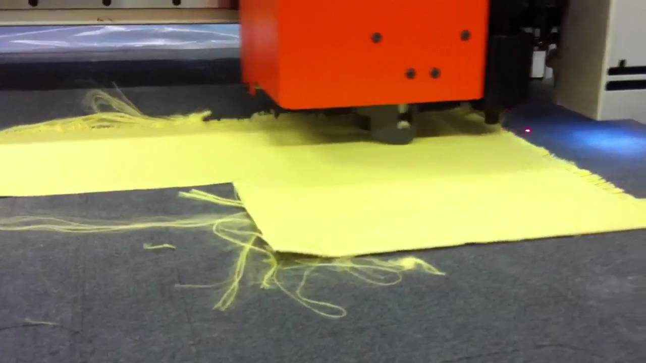 Kevlar cutting - YouTube