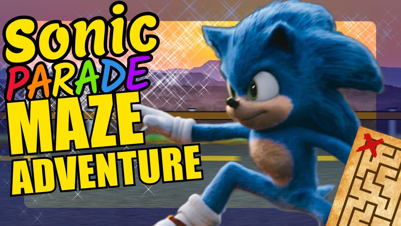 Sonic the Hedgehog Movie Maze Adventure Educational Video for Kids ...