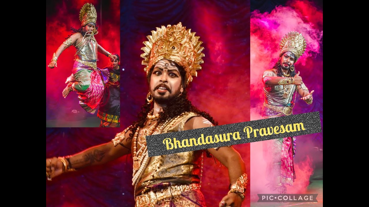 Kuchipudi Bhandasura Pravesam by Aditya Anukula - YouTube