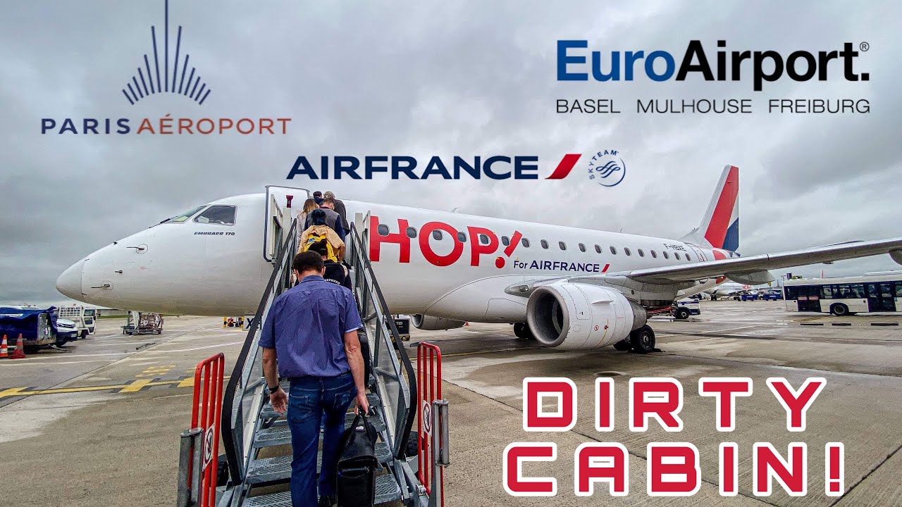 The Flight Experience | Paris CDG to Basel | Air France / HOP ...