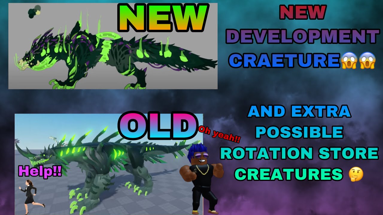 SNEAK PEAK AT NEW DEVELOPMENT CREATURE 😱😱😱| Roblox |creatures of ...