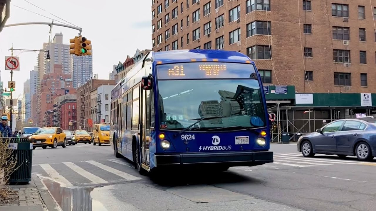 MTA New York City Bus: 2021 Nova Bus LFS HEV #9627 & #9624 M31 Bus ...