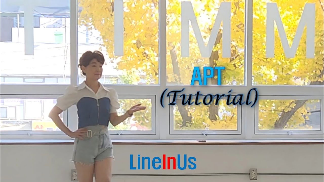[초중급설명] APT Line Dance (Tutorial) [Lineinus] - YouTube