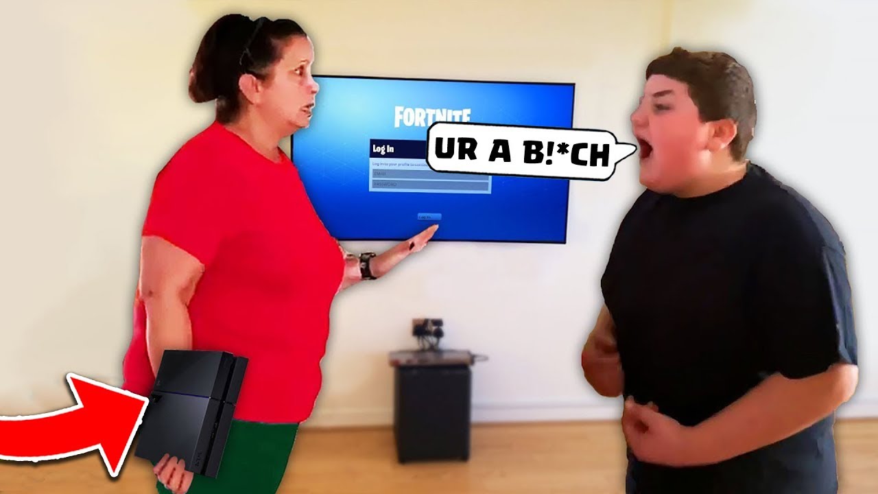 kid SLAPS mom to get PS4 back then.. (BIG MISTAKE) - YouTube