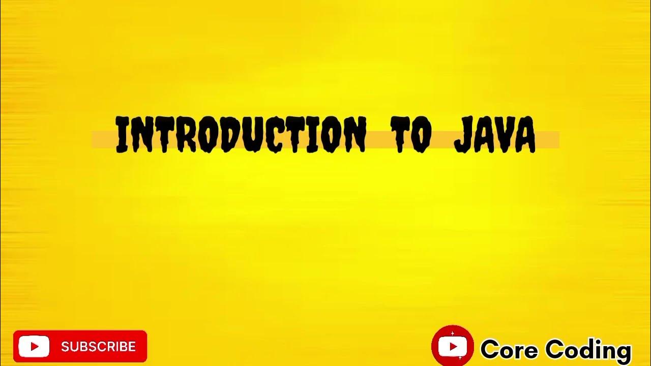 What Is Java Hindi Introduction To Java Youtube