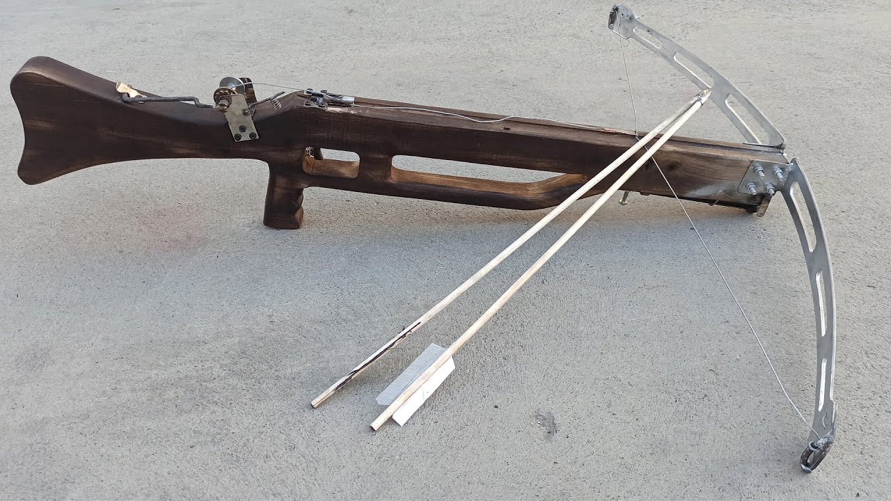 How Accurate is DIY Crossbow !!! using Laser Dot - YouTube