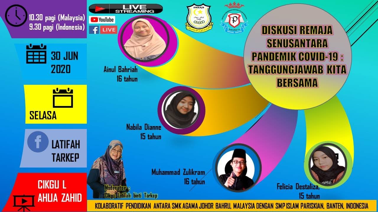 DISKUSI REMAJA SENUSANTARA : PANDEMIK COVID-19, TANGGUNGJAWAB KITA ...