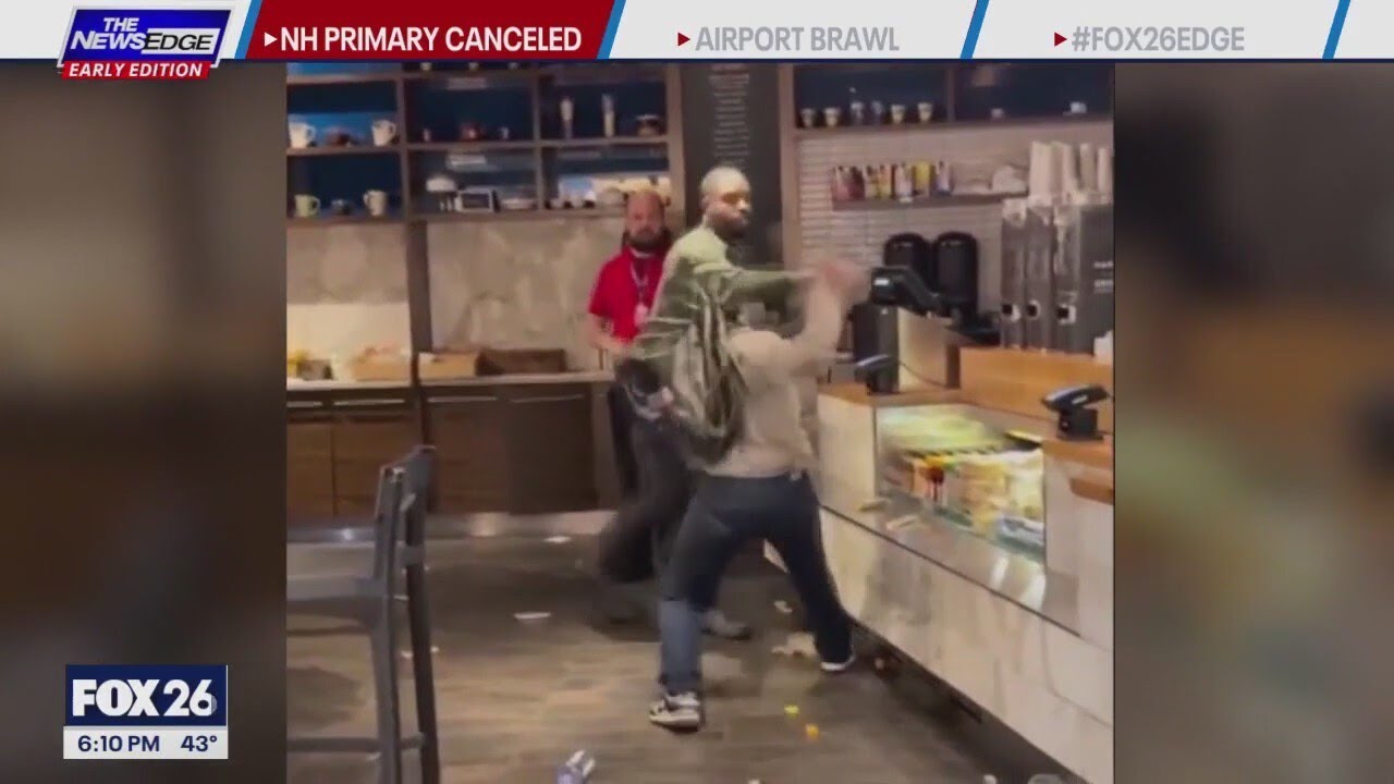 Caught on camera: Fight starts in Atlanta Airport between employees ...