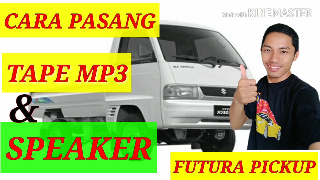 Cara memasang tape mobil carry - YouTube