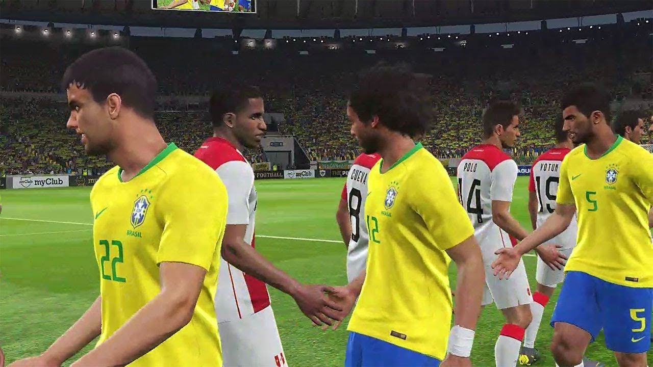 Peru VS Brasil (Simulación PES2019) - YouTube