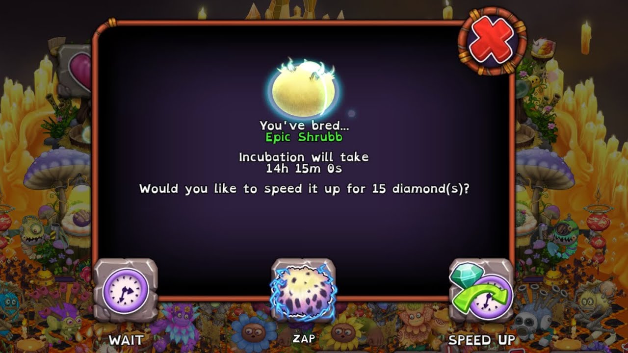 How to breed epic shrubb on Fire Haven in My Singing Monsters! - YouTube