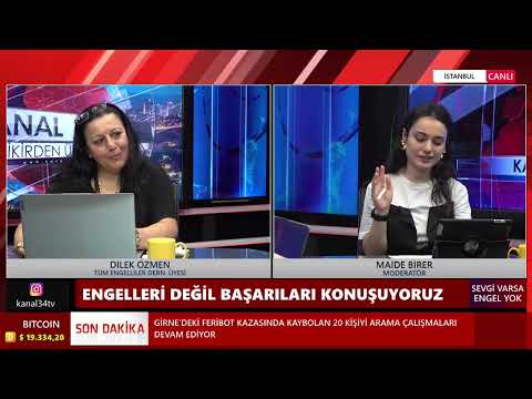 SEVGİ VARSA ENGEL YOK PROGAMININ KONUĞU TÜM ENGELLİLER DERNEĞİ ÜYESİ DİLEK ÖZMEN