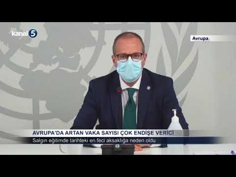 AVRUPA'DA ARTAN VAKA SAYISI ÇOK ENDİŞE VERİCİ