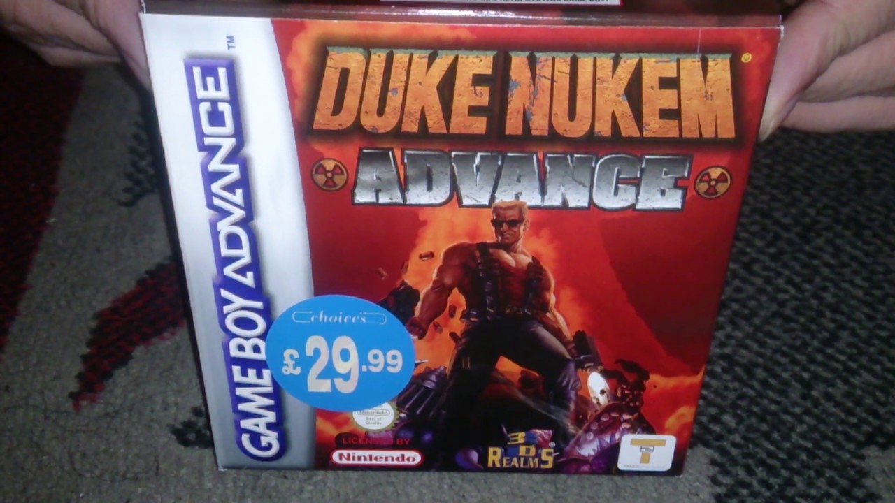Nostalgamer Unboxing Duke Nukem Advance On Nintendo Game Boy Advance ...