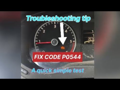 How to troubleshoot code p0544 on a vw tdi using a simple ...