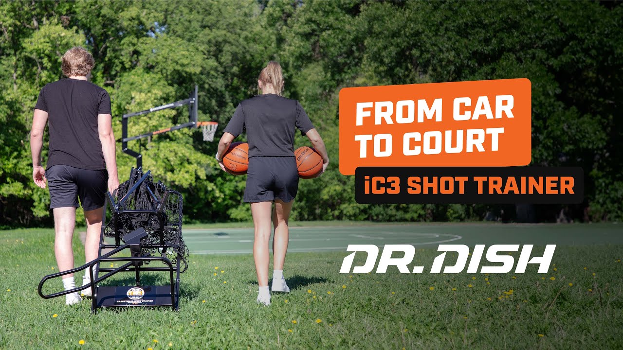 Dr. Dish IC3 Shot Trainer: Car to Court Setup - YouTube