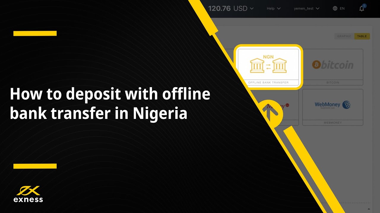 How to deposit with offline bank transfer in Nigeria - YouTube