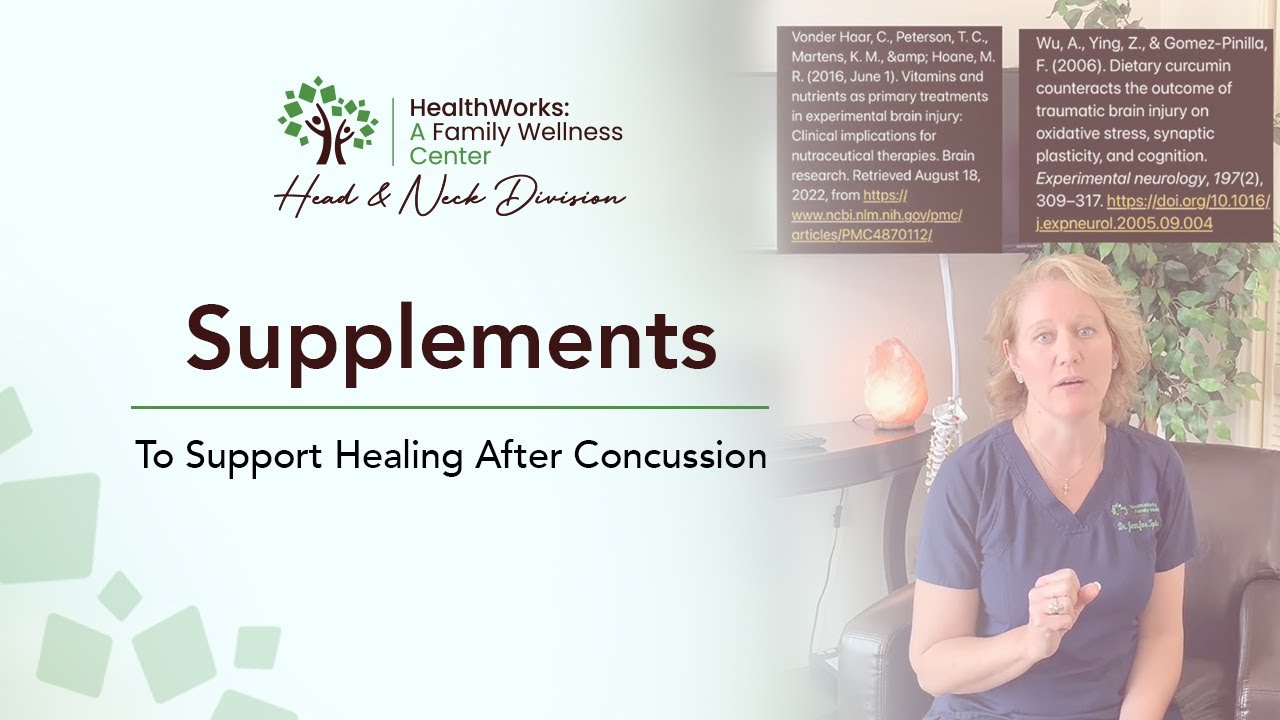 Supplements To Support Healing After Concussion - YouTube