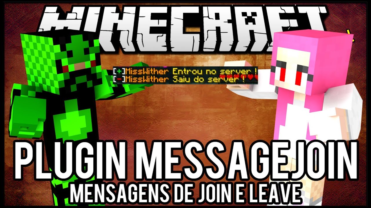 [Tutorial]MessageJoin - Mensagens de Join e Leave Minecraft - YouTube