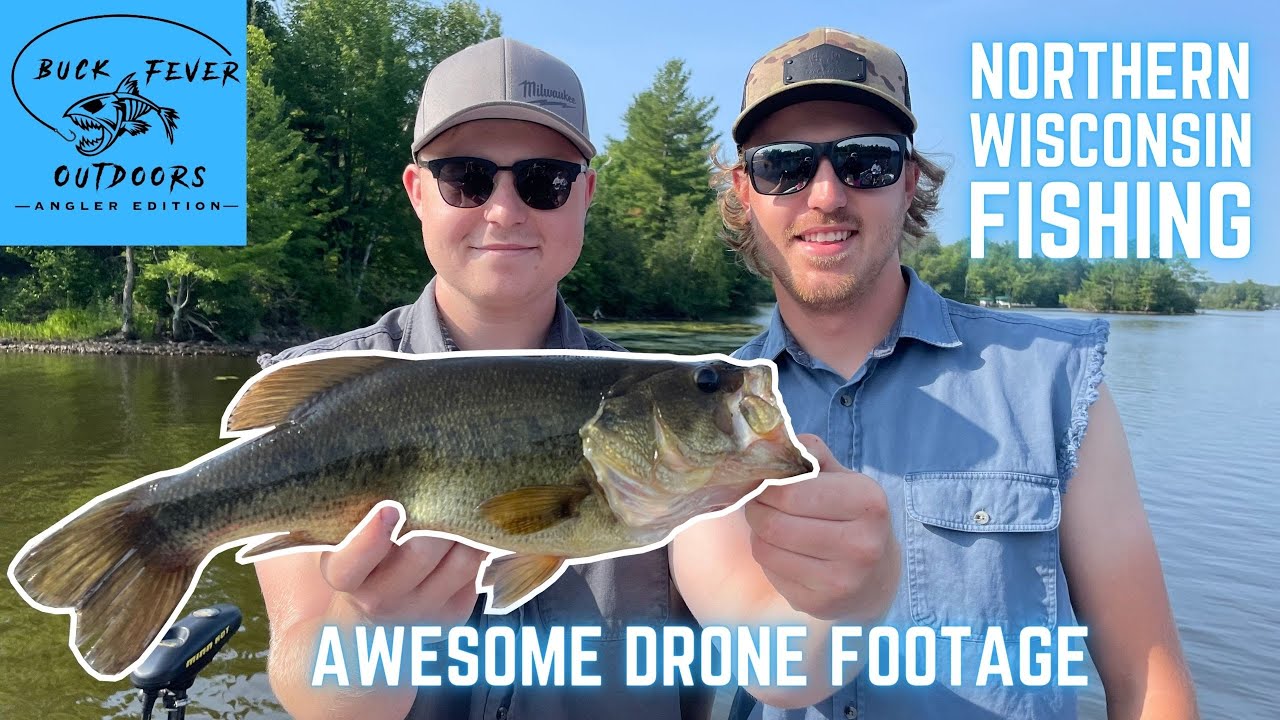 Up North FISHING for BASS & NORTHERN PIKE | Cinematic DRONE Footage ...