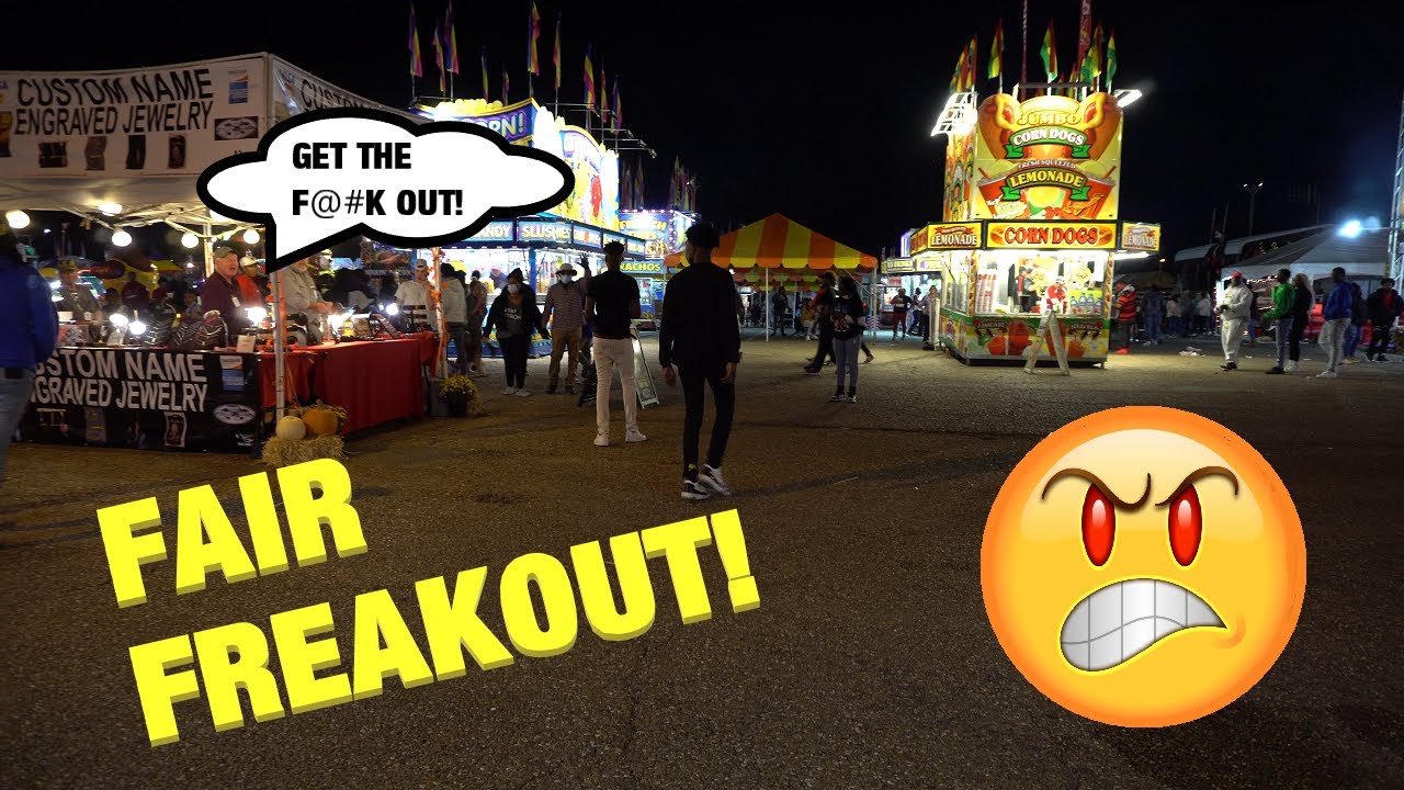 Teens Pick Fight w/ State Fair Vendor Then Gets Chased Away with Hammer ...
