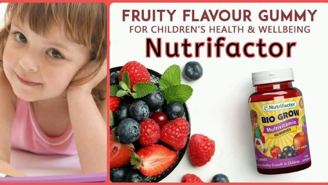 NUTRIFACTOR /BIO GROW MULTIVITAMIN GUMMIES #healthyfood #supplements ...