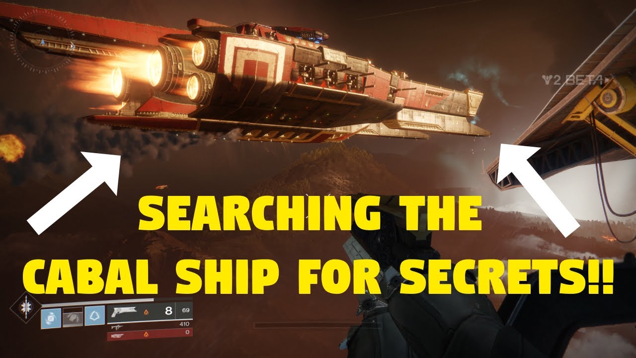 Destiny 2 Beta - EXPLORING THE CABAL SHIP FOR SECRETS! (Homecoming ...